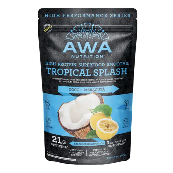 PERFORMANCE PROTEIN – Coco + Maracuyá Tropical Splash 300g – AWÁ Nutrition